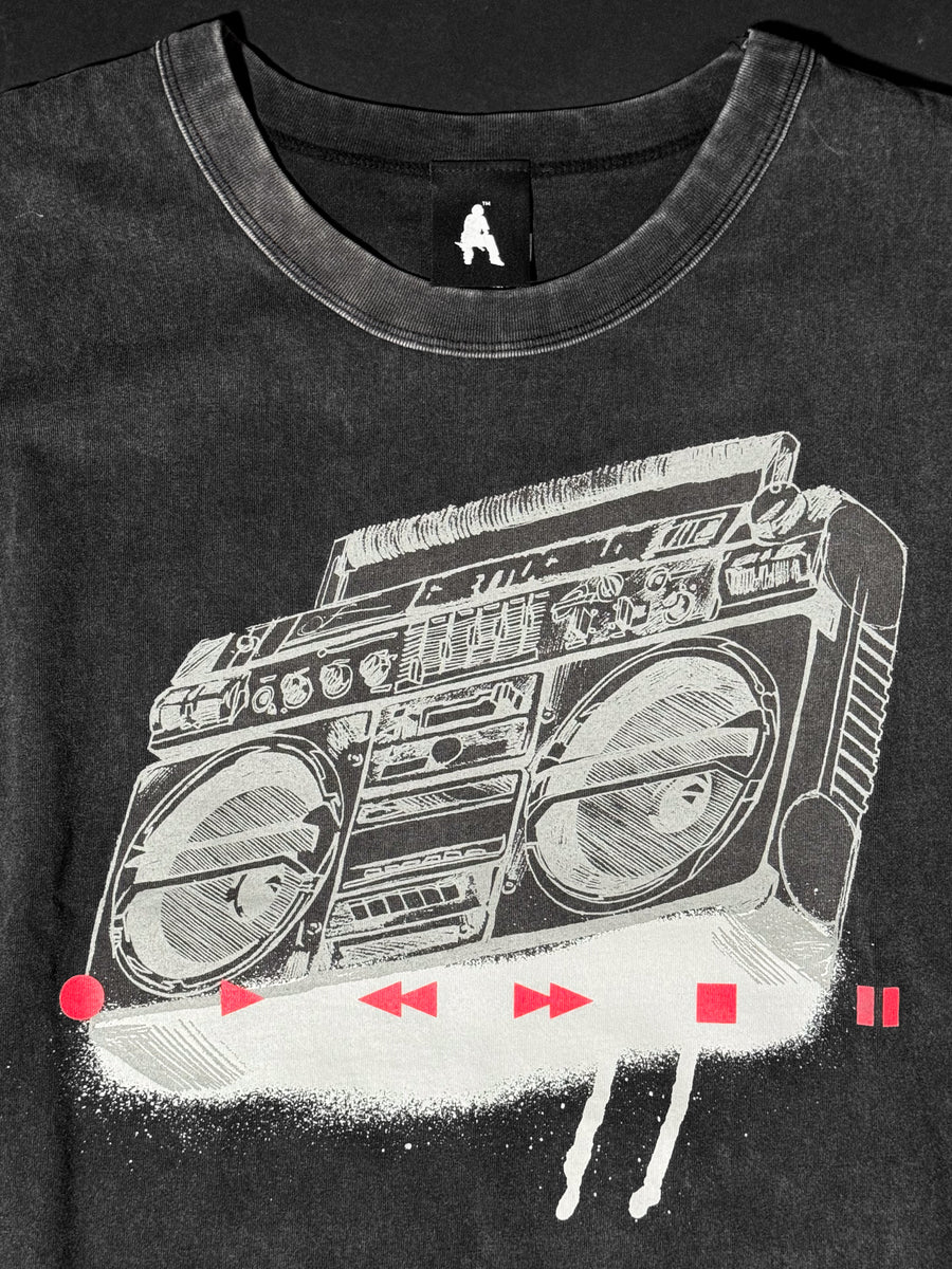 MUSKA™ x PERSUE - [GHETTO BLASTER SHIRT*] – MUSKA SKATEBOARDS