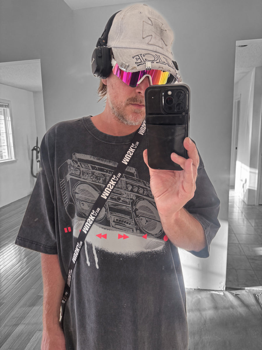 MUSKA™ x PERSUE - [GHETTO BLASTER SHIRT*] – MUSKA SKATEBOARDS